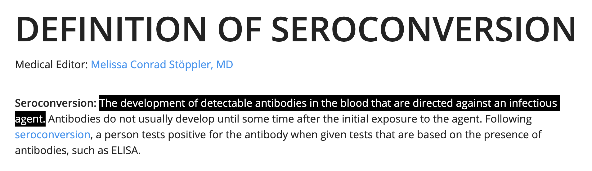 seroconversion아닌가요? - 2020 PE 내과 2번 | 메디톡